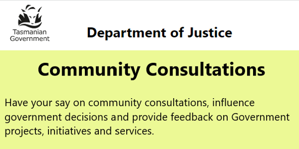 Invitation from the Department of Justice for comments on Guardianship ...